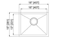China Rectangular Stainless Steel Corner Kitchen Sink Durable Nano Sliver 1.2 think for sale