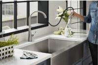 China CUPC Certified Farmhouse Apron Front Kitchen Sink Stainless Steel 304 for sale