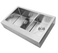 China R10 Corner Apron Front Stainless Steel Kitchen Sink Double Bowl  39