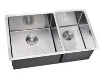 China R10 Corner Apron Front Stainless Steel Kitchen Sink Double Bowl  39
