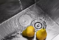 China Round Double Bowl Undermount Sink With Drainboard Sink Brushed Surface Australia Style for sale