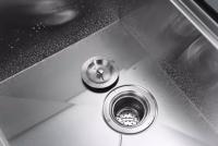 China 16G Thickness Undermount Stainless Steel Kitchen Sink Drainboard Brushed Surface Australia Style for sale