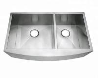 China Golden Color Double Bowl Kitchen Sinks Stainless Steel Above Counter for sale