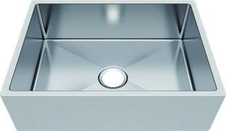 China Modern Apron 304 Stainless Steel Vessel Sinks For Bathroom Decorate for sale