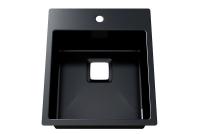 China Luxury 304 Sus Above Counter Bathroom Sink For Hotel Sanitary Ware / Brushed Stainless Steel Kitchen Sink for sale