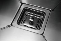 China Golden Color Apron Stainless Steel Kitchen Sink Without Faucet R19 Corner for sale