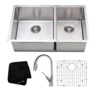 China 32 Inch Stainless Steel Double Bowl Kitchen Sink 32