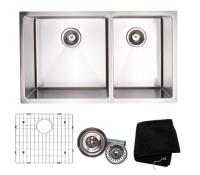China 32 Inch Stainless Steel Double Bowl Kitchen Sink 32