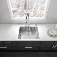 China Small Undermount Single Bowl Sink / Stainless Steel Bar Sink With Faucet for sale