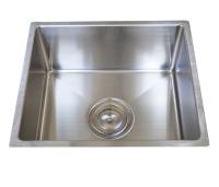 China 32 Inch Above Counter Undermount Stainless Steel Kitchen Sink SUS 304 R15 Corner / Offset Stainless Steel Kitchen Sink for sale