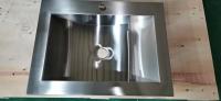 China Rectangular Single Bowl Stainless Steel Sink , Household Small Single Bowl Sink for sale