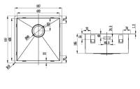 China Handmade Undermount Single Bowl Kitchen Sink / Stainless Steel Undermount Bar Sink for sale