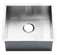 China Handmade Undermount Single Bowl Kitchen Sink / Stainless Steel Undermount Bar Sink for sale