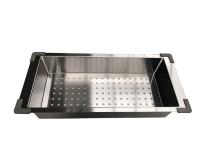China Stainless Steel Sink Strainer Accessories Colander For Kitchen Individual Packing for sale