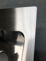 China Small Single Bowl Top Mount Stainless Steel Kitchen Sink Easy Installation Fixing Rails for sale