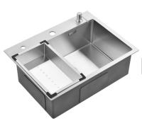 China Stainless Steel Drop In Single Bowl Kitchen Sink Undermount Double Bowl for sale