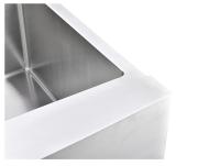 China Satin Undermount Stainless Steel Kitchen Sink / Front Kitchen Sink Apron Front R10 1 Bowl for sale