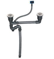China Undermount Siphon 304 Stainless Steel Kitchen Sink Strainer for sale