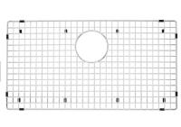 China Stainless Steel Bottom Grid Kitchen Sink Accessories With Center Drain Hole for sale
