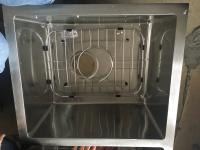 China Stainless Steel Bottom Grid Kitchen Sink Accessories With Center Drain Hole for sale