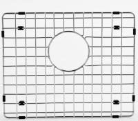 China Rectangular Stainless Steel Bottom Wire Sink Grid Chrome Kitchen Organizer Protector for sale