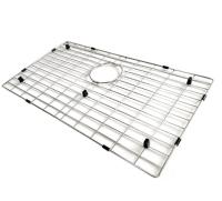 China Electrolytic Polishing Kitchen Sink Accessories 304 Stainless Steel Metal Wire Sink Bottom Grid for sale