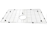 China Electrolytic Polishing Kitchen Sink Accessories 304 Stainless Steel Metal Wire Sink Bottom Grid for sale