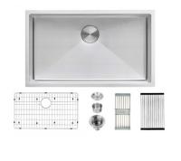 China 140mm Opening SUS 304 Undermount 1 Bowl Kitchen Sink for sale