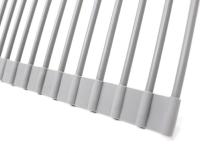 China 1.5mm Thickness Roll Up Sink Drying Rack Foldable Multi Silicone Coated for sale
