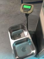 China 1.5mm Thickness Double Bowl Undermount Stainless Steel Sink for sale