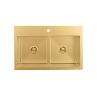 China Stainless Steel 304 18 Gauge Kitchen Workstation Sink Residential Over Mounted for sale