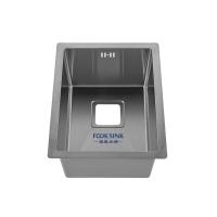 China Brushed Round Angle Undermount Stainless Steel Kitchen Sink for sale