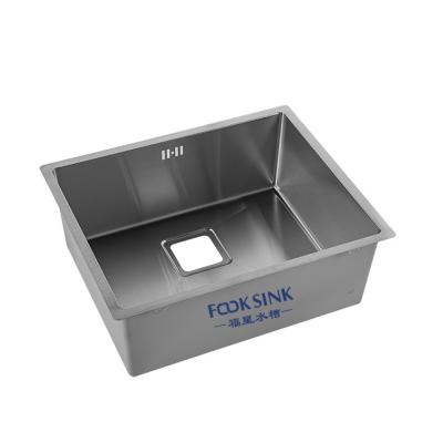 China Handmade 304 Stainless Steel Kitchen Single Sink Custom Thickness for sale
