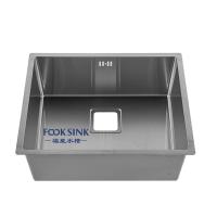 China Handmade 304 Stainless Steel Kitchen Single Sink Custom Thickness for sale