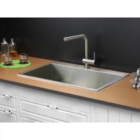 China Handmade 304 Stainless Steel Kitchen Single Sink Custom Thickness for sale