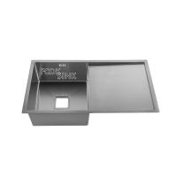 China 18 Gauge Undermount Sink 304 Stainless Steel Kitchen Sink with Drain Board for sale