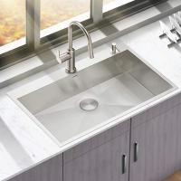 China 30x22 Drop In Top Mount Stainless Steel Kitchen Sink Basin for sale