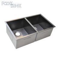 China Nano Black PVD Stainless Steel Sink For Apartment for sale
