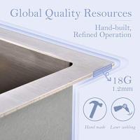 China Apartment Undermount Stainless Steel Kitchen Sink Without Faucets for sale