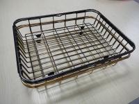 China Adjustable Kitchen PVD Gold Expandable Dish Drying Basket In Sink Drainer Rack for sale