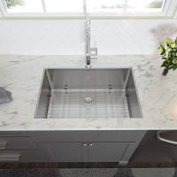 China 26 Inch 16 Gauge Deep Undermount Stainless Steel Kitchen Sink Basin for sale