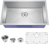 China 1 Bowl 304 Undermount Stainless Steel Kitchen Sink for sale