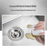 China 1.5mm Thickness Undermount Kitchen Bar Sink Stainless Steel 1 Bowl With Strainer for sale