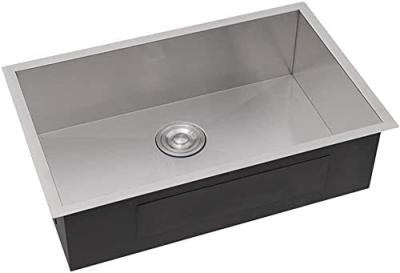 China Hot Sale Handmade Undermount Kitchen Sinks Stainless Steel 10inch Deep Sus304 Sink For The Kitchen Apartment Hotel Fregadero De Cocina for sale