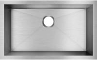 China 28 Inch Stainless Steel Kitchen Sink Undermount Deep Single Bowl 16/18 Gauge R10/R15 Tight Radius for sale