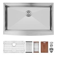 China 16 Gauge 32 Inch Apron Front Kitchen Sink For Apartment for sale