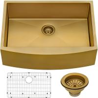 China R15 Corner 34 Inch PVD Stainless Steel Sink Scratch Resistance for sale