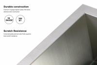 China Modern Design Above Counter Top Kitchen Sinks Wholesale Rectangular Nano Black 304 Stainless Steel Sinks for sale