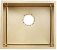 China SUS304 Single Bowl Gold Kitchen Basin Sink Surface Anti Scratch Nano for sale
