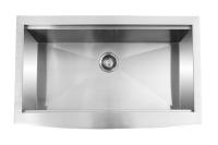 China Single Bowl 36 Inch Kitchen Sink Apron Front Farmhouse Workstation 304 Stainless Steel for sale
